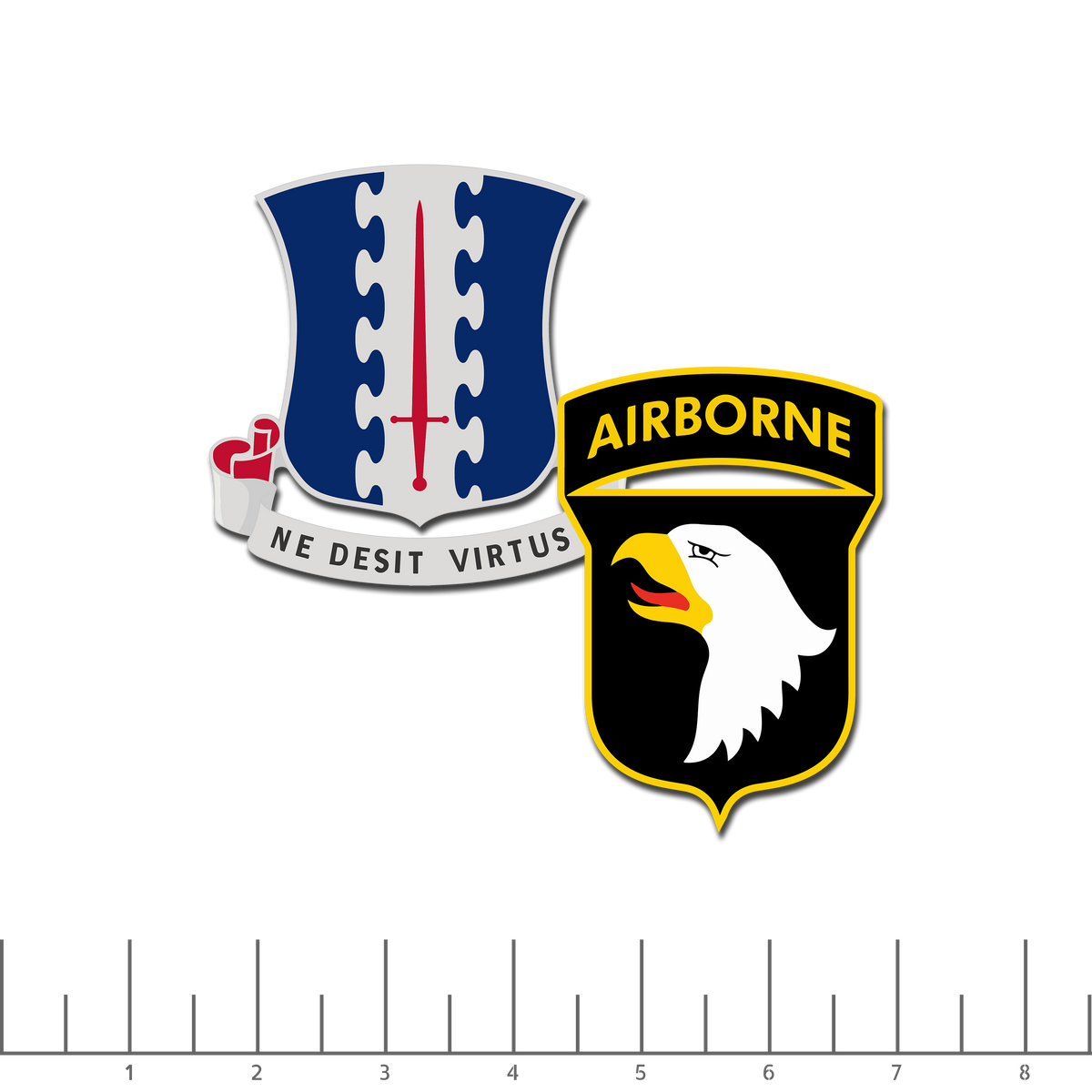 187&101 Stacked Decal – Rakkasan Store